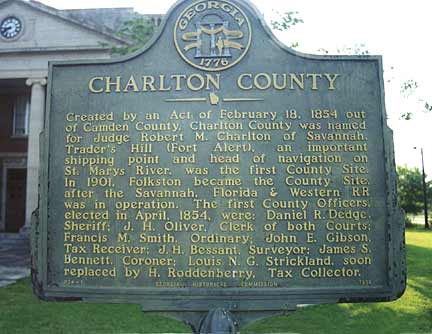 Charlton County - Georgia Historical Society