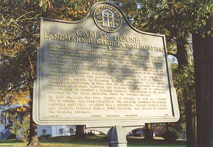 Camak House: Landmark in Georgia Railroading - Georgia Historical Society