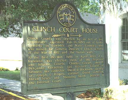 Clinch Court House - Georgia Historical Society