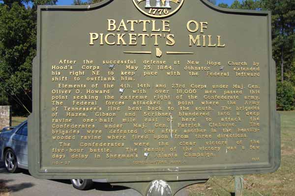 Battle of Pickett's Mill - Georgia Historical Society
