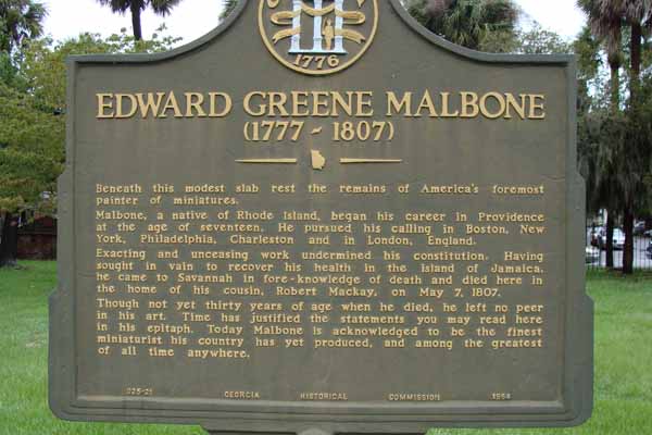 Edward Greene Malbone (1777-1807) - Georgia Historical Society