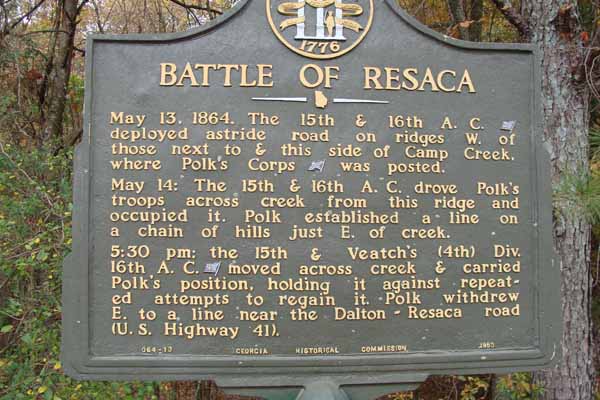 Battle of Resaca (Gordon County) - Georgia Historical Society