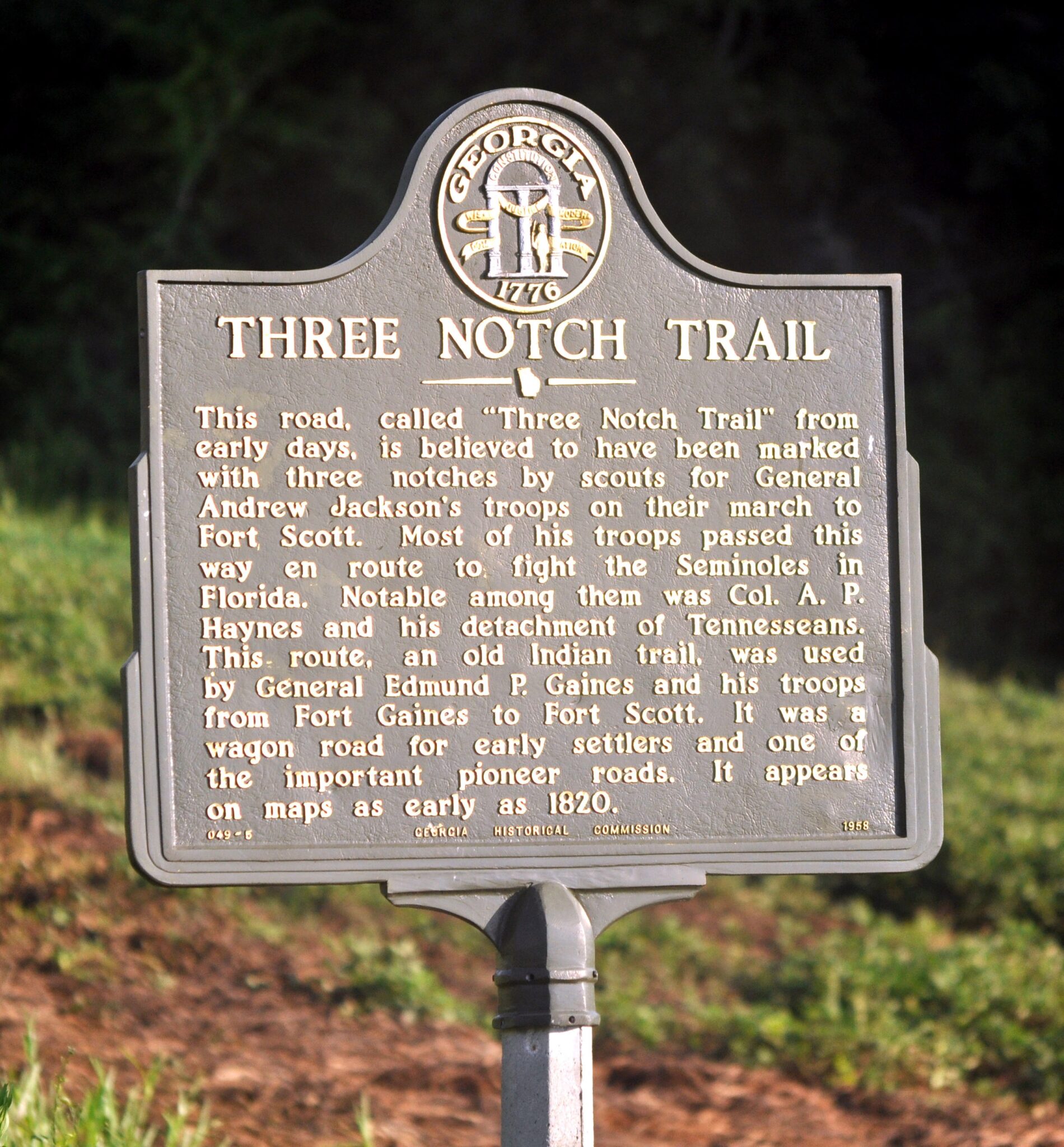 Three Notch Trail - Georgia Historical Society