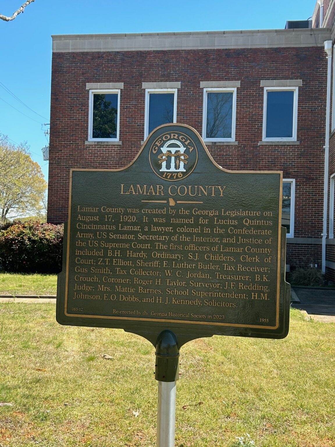 Lamar County - Georgia Historical Society