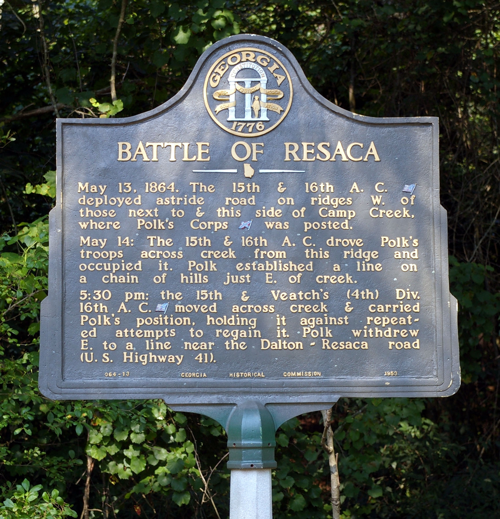 Battle of Resaca (Gordon County) - Georgia Historical Society