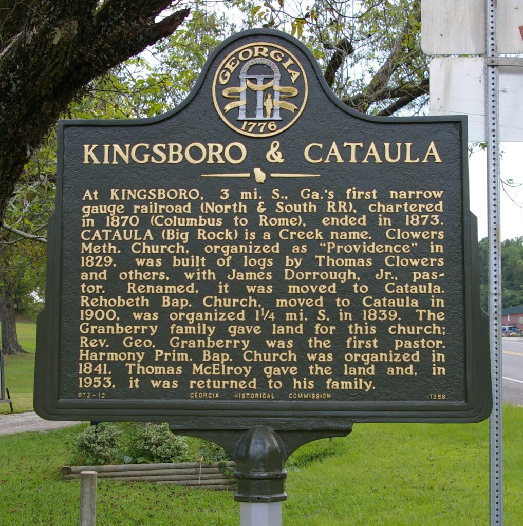 Kingsboro & Cataula - Georgia Historical Society