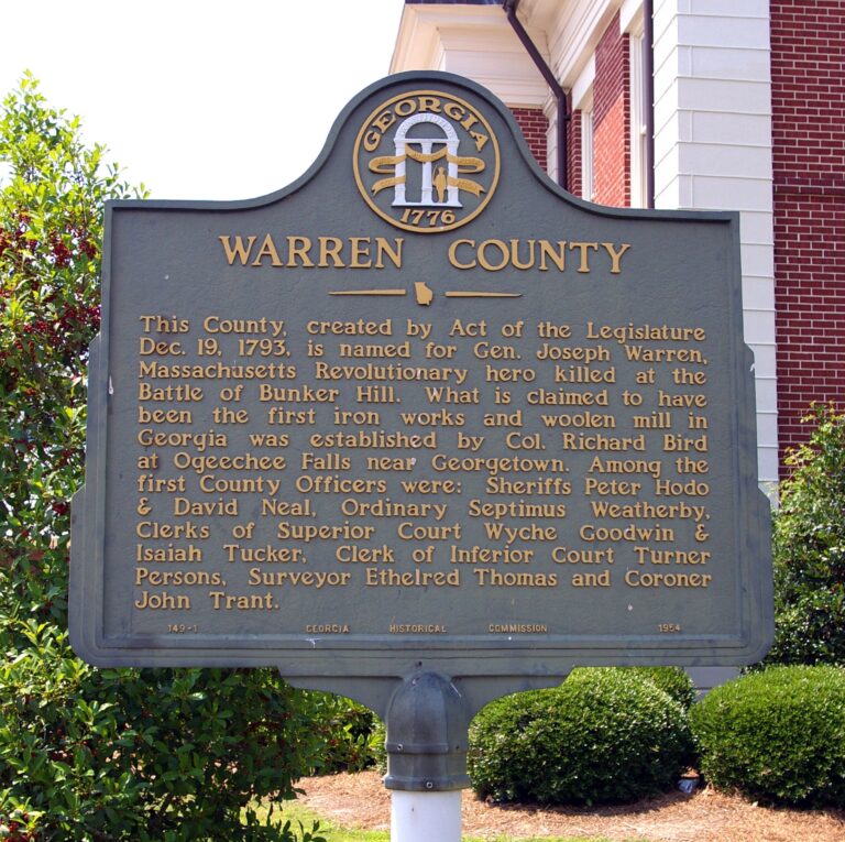 Warren County - Georgia Historical Society