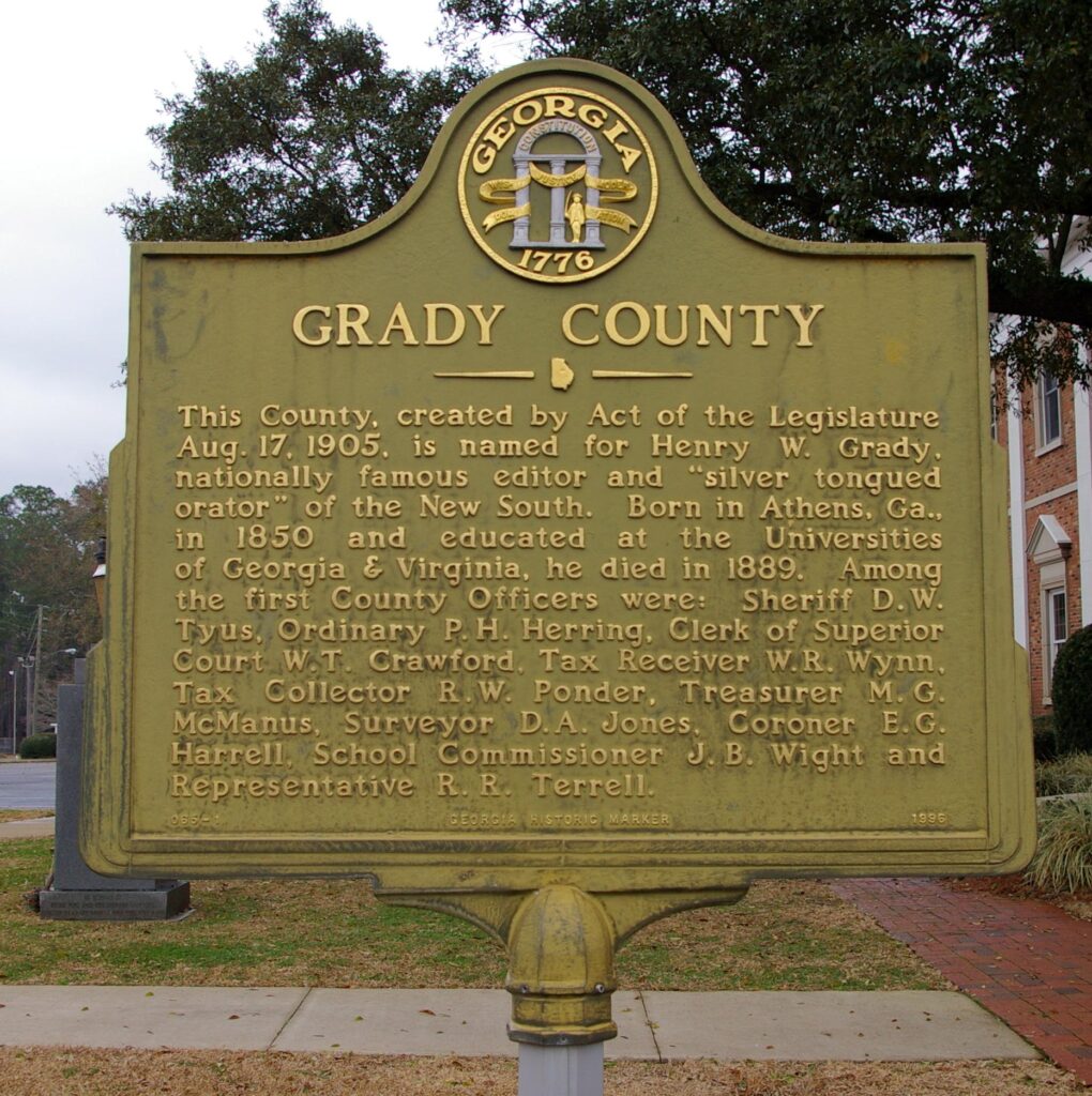 Grady County - Georgia Historical Society