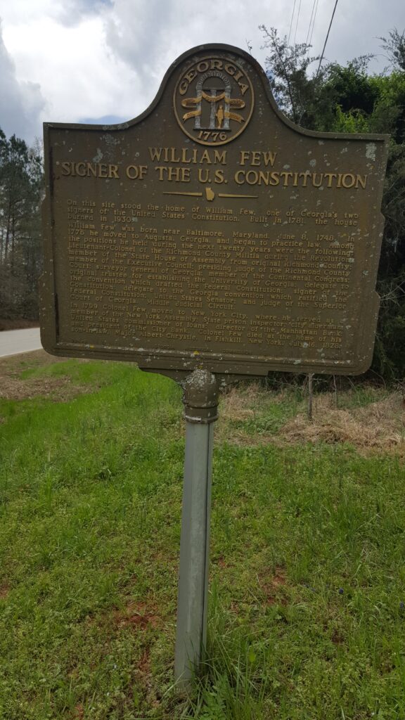 William Few Signer of the U.S. Constitution - Georgia Historical Society