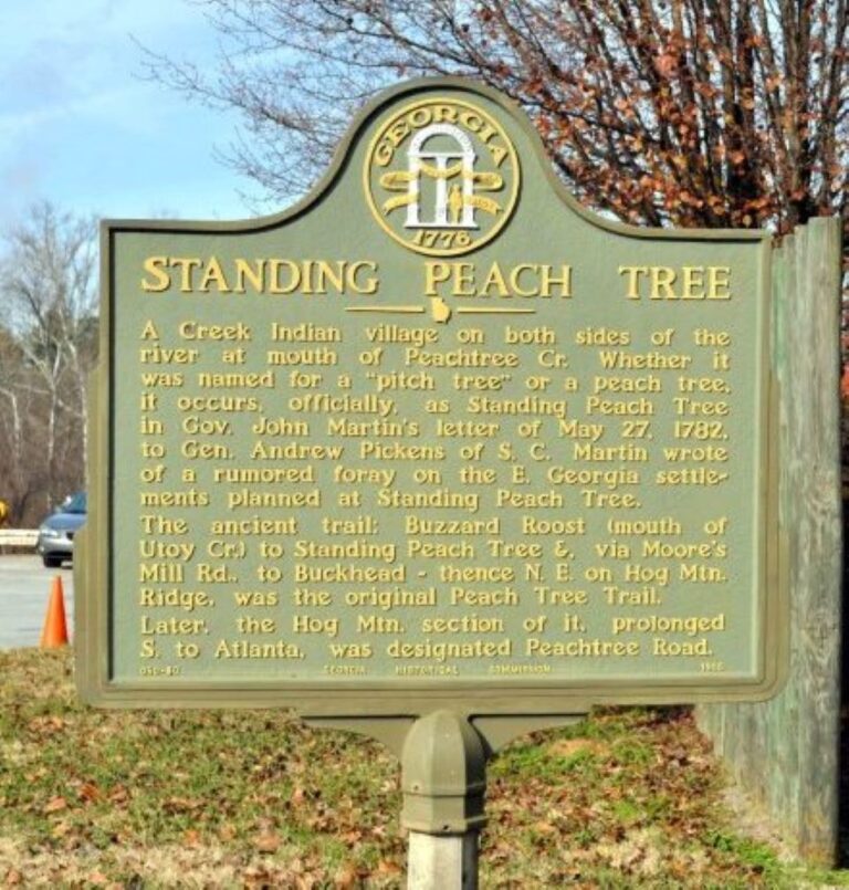 Historical Marker Lesson Plan: Standing Peach Tree - Georgia Historical ...