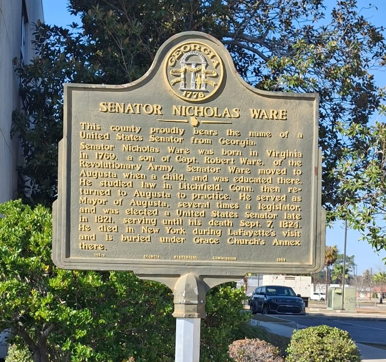 Senator Nicholas Ware - Georgia Historical Society